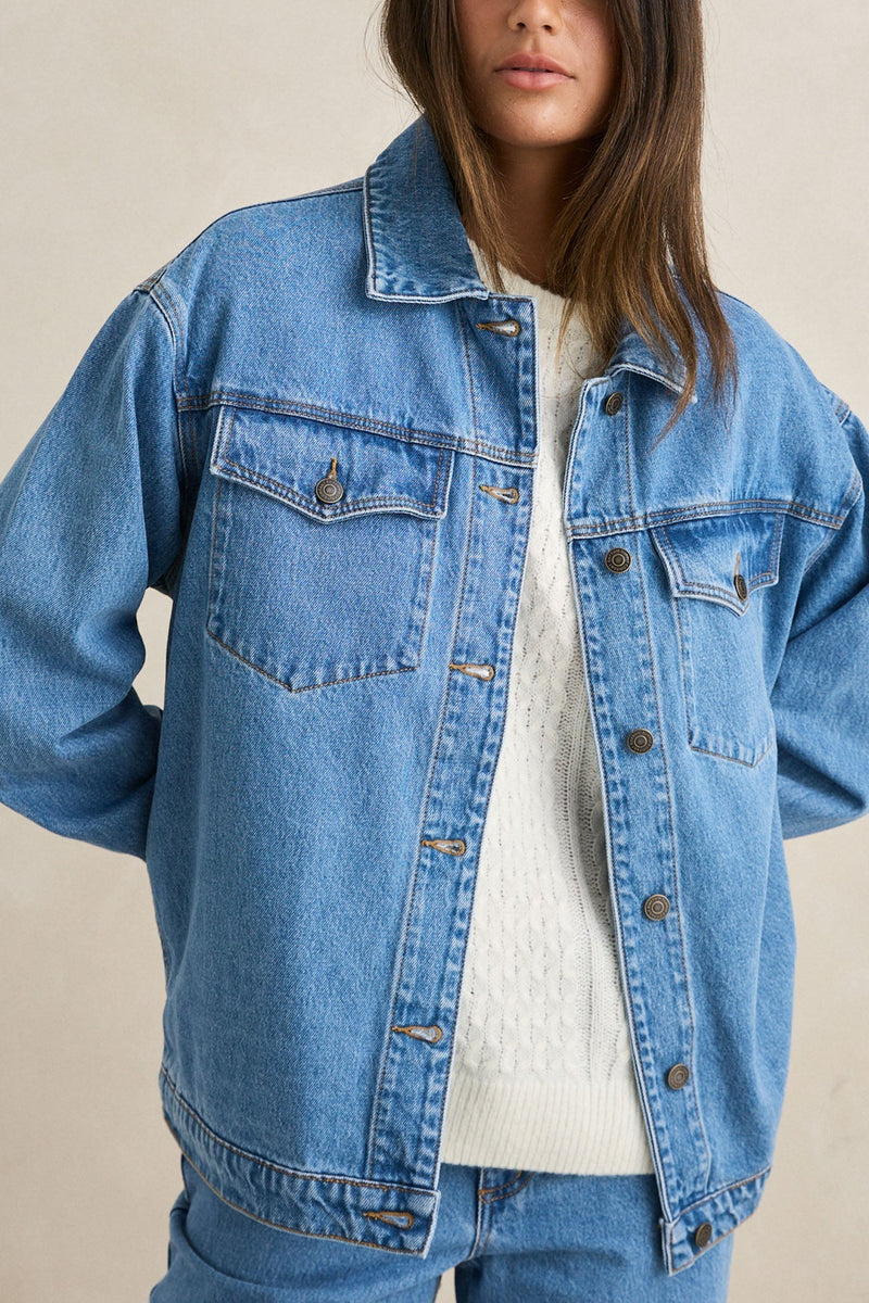 Essential Denim Jacket Worn Indigo – Rhythm US