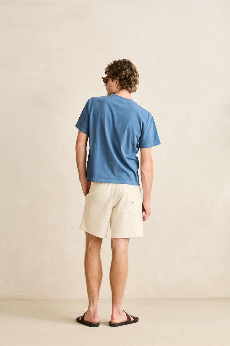 Sounds Contrast Band Ss T-Shirt Blue – Rhythm US