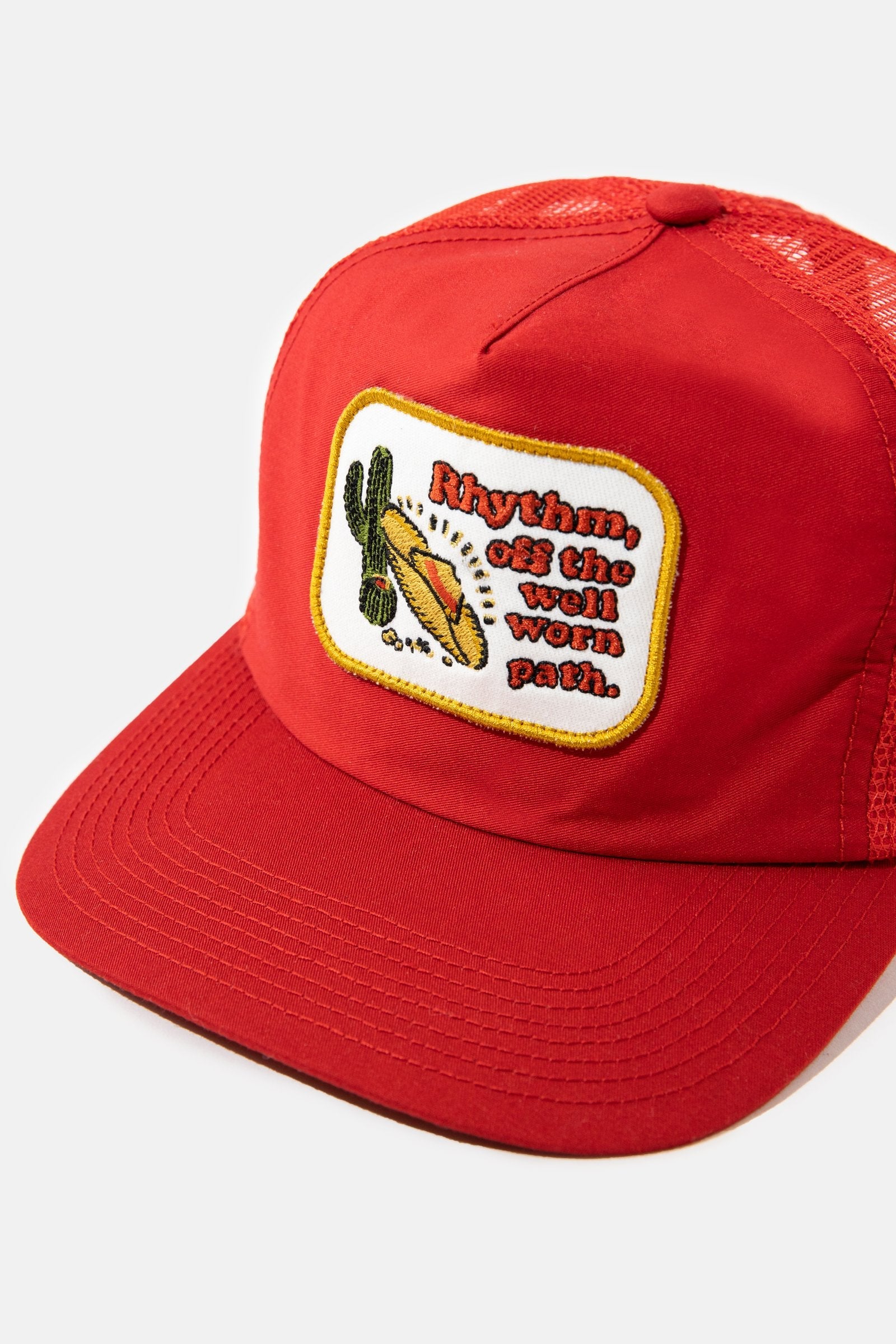 Saguaro Trucker Cap Red – Rhythm US