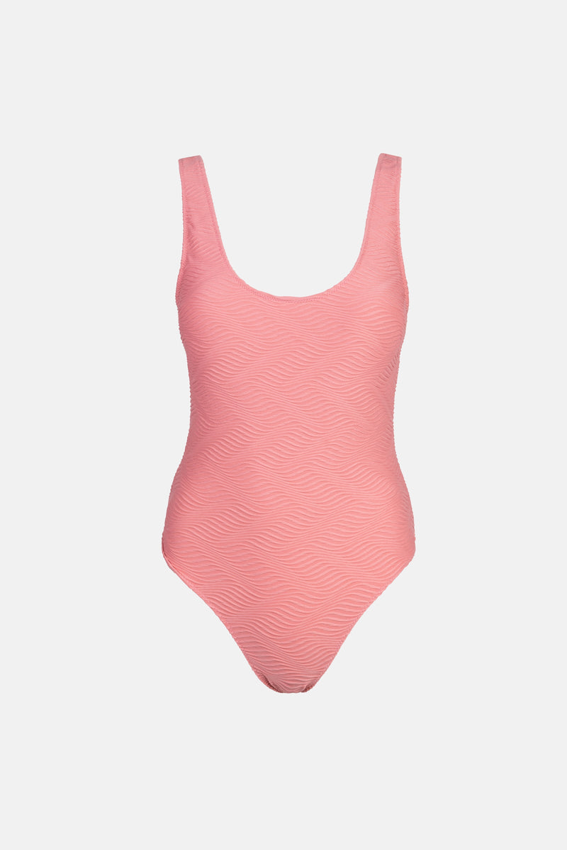 Castaway Scoop Neck One Piece Rose Rhythm Us